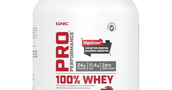 GNC Pro Performance 100% Whey Protein Powder | Boosts Strength ...